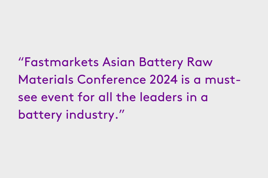 Fastmarkets Asian Battery Raw Materials Conference 2025 - Fastmarkets